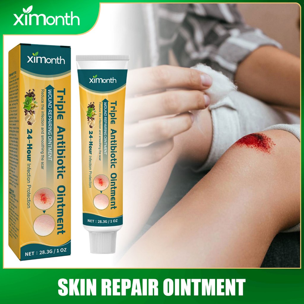 Ximonth Triple Antibiotic Ointment 28.3g Skin Therapy Healing Cream ...