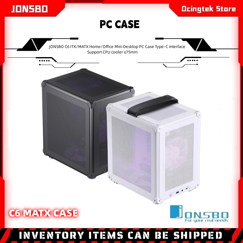 JONSBO C6 ITX/MATX Home/Office Mini Desktop PC Case Type-C interface ...