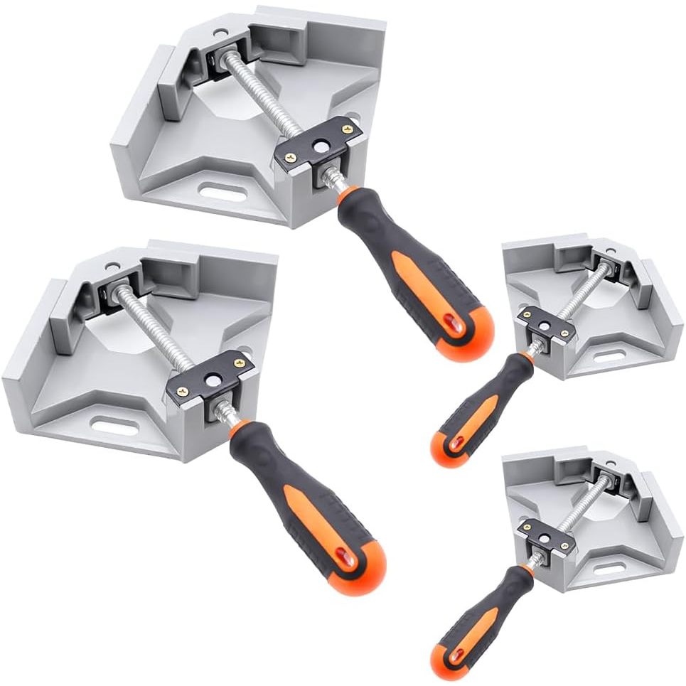 90 Degree Corner Clamps Adjustable Aluminum Right Angle Miter Joints ...