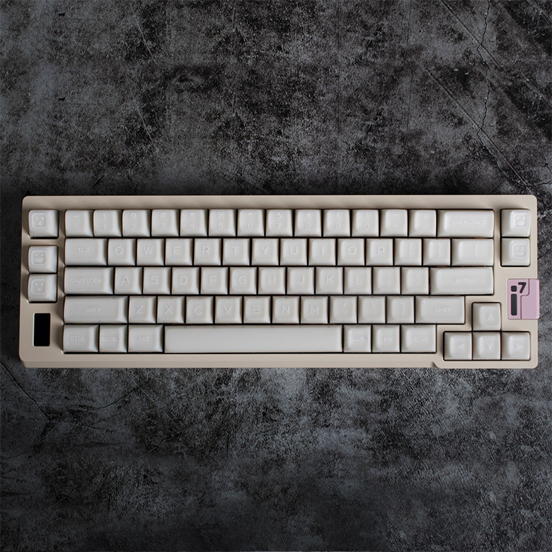 GMK White Marble keycap 160 Keys Ice Translucent PBT Double shot SA ...