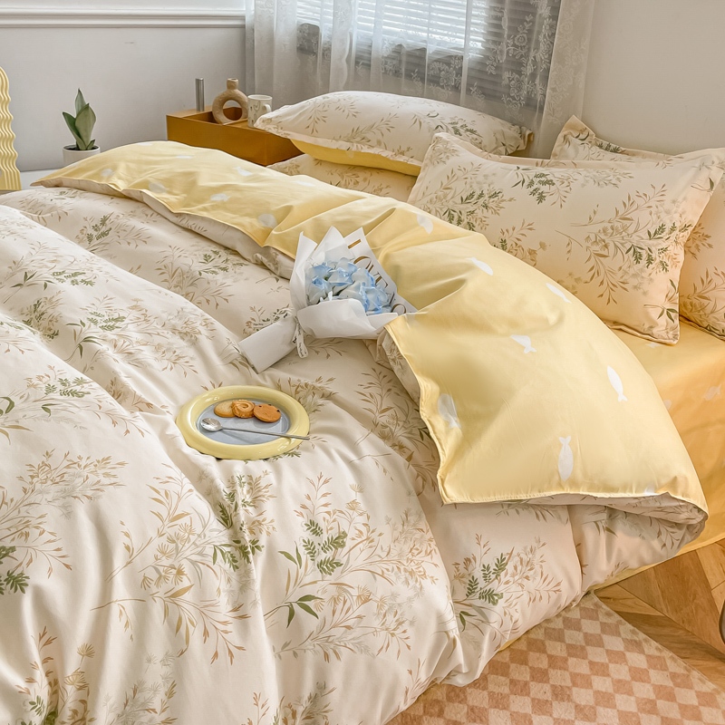 Abraca Dabra Washed cotton Material Bedding Sets 4-in-1 Set Include ...