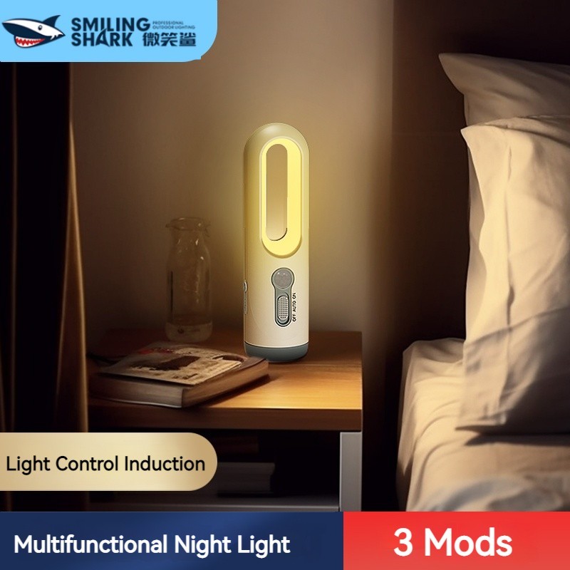 Smiling Shark SD1035 Night Light Sensor Control Night Lamp Home ...
