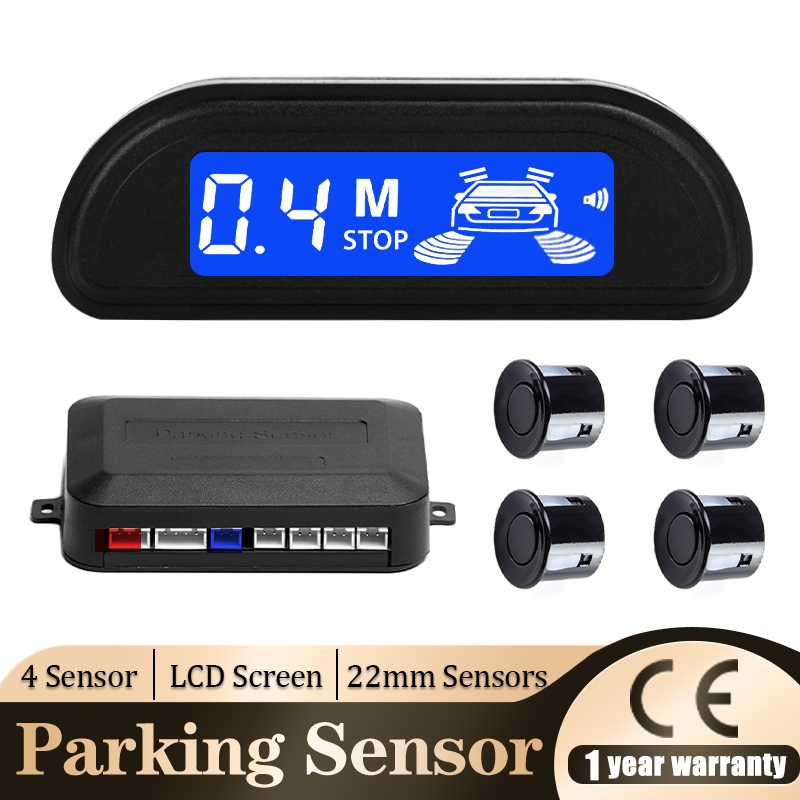 Car Parking Sensor Kit With Auto Parktronic Reverse LED Monitor 22mm 4 ...