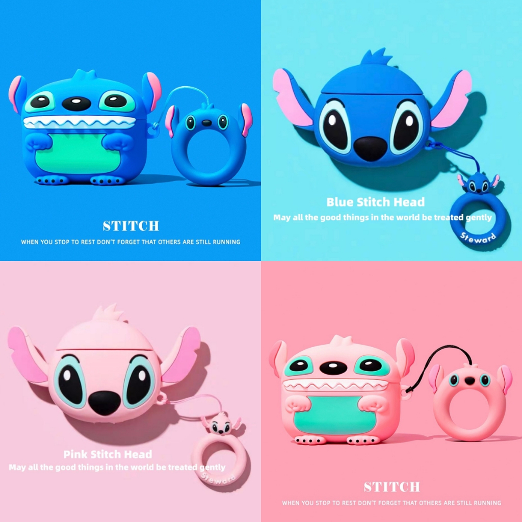 Stitch Airpods Case Disney Airpods 4 Case Cartoon Airpods Pro 2 Case ...