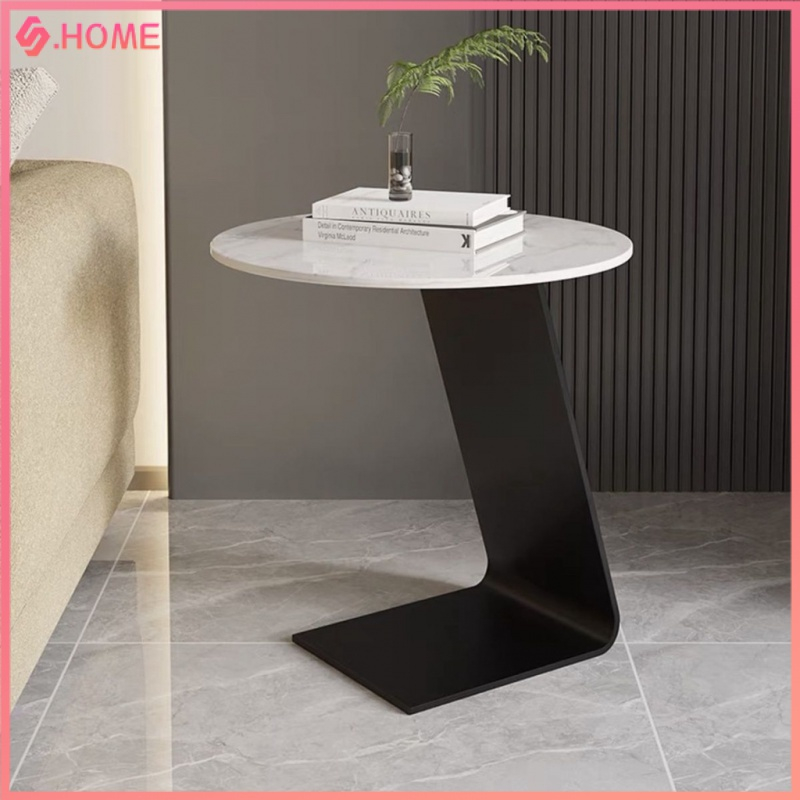 Living room, sofa, slate small side table, light luxury, modern simple ...