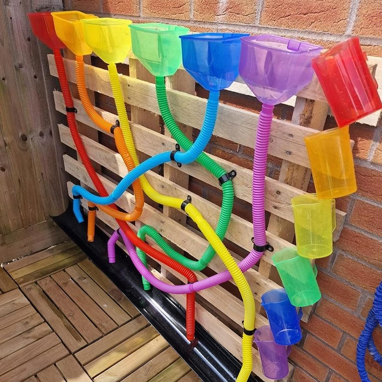 Children's Water Toys DIY Transparent Teaching Aids Rainbow Measuring ...