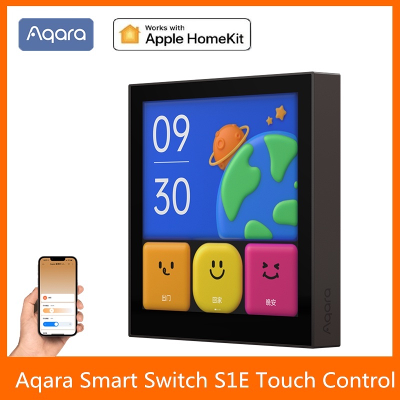 New Aqara Smart Switch S1E Full LED screen Touch Control Timer Calendar ...