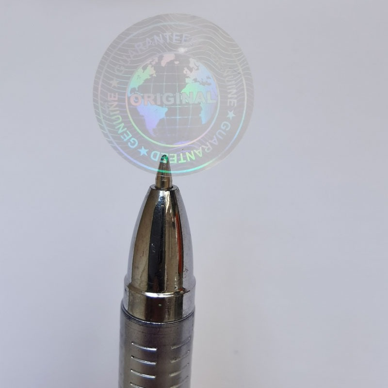 290pcs 20mm Diameter Circle Transparent Holographic Sticker Genuine ...