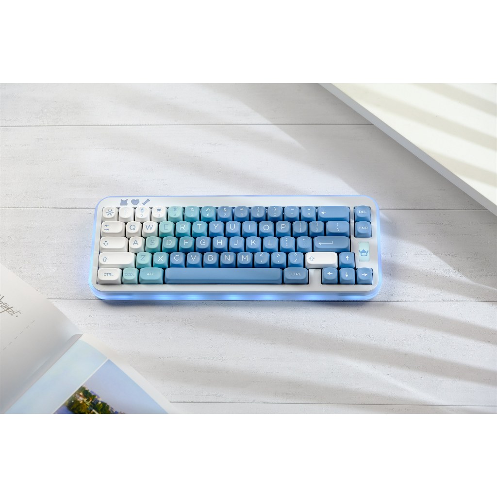GMK Snow Monster keycaps, 126 Keys keycaps MOA Profile DYE-SUB ...