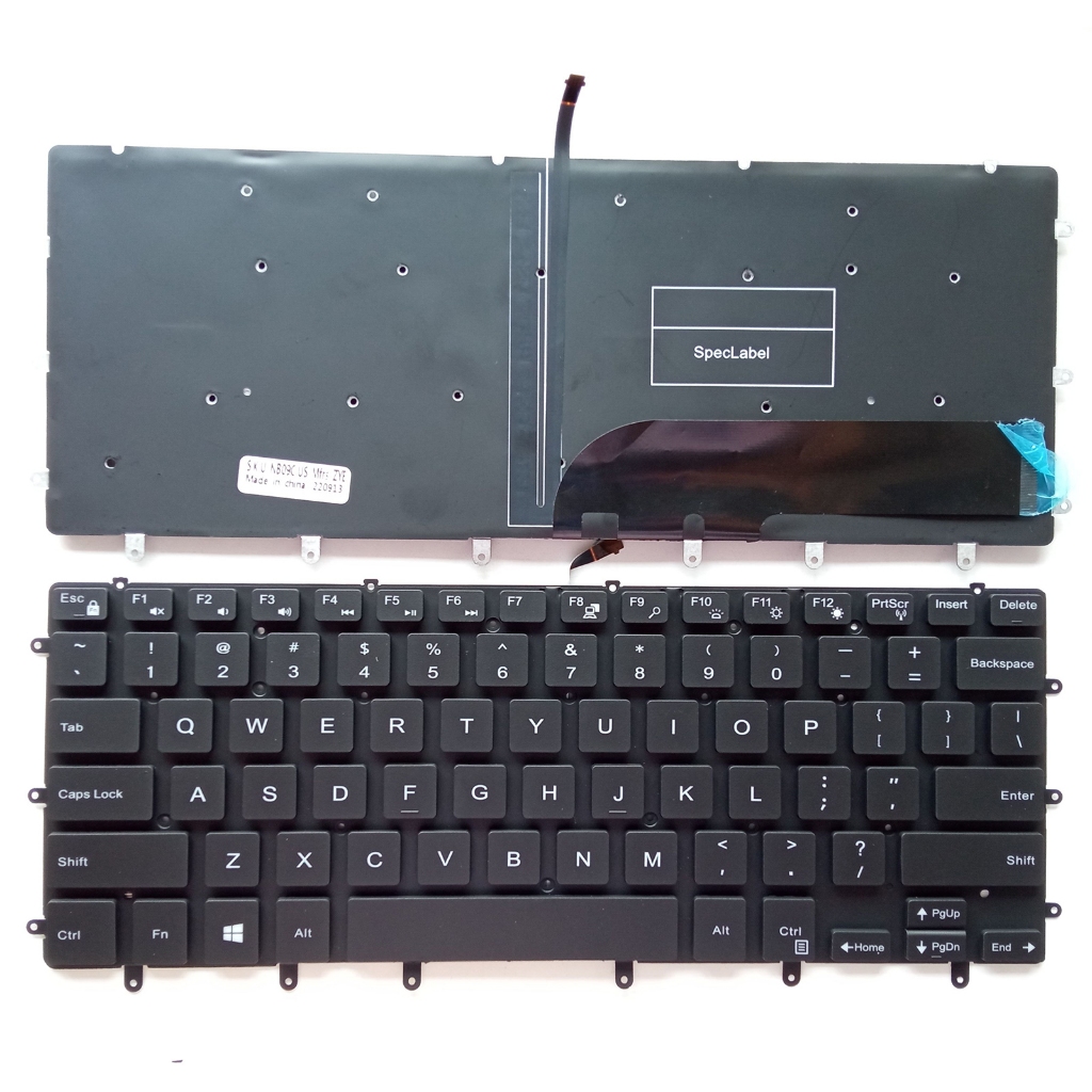 New US Backlit Keyboard For DELL XPS 15-9550 9560 9570 7558 7568 7590 ...