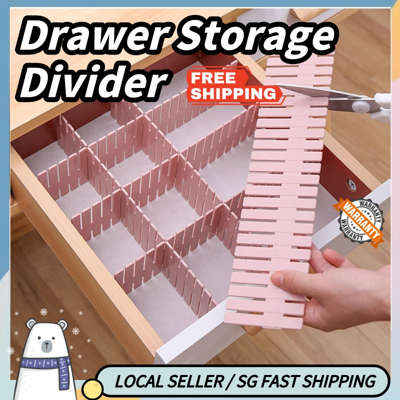 SG Stock Drawer Storage Divider Pieces Plastic Partition Board ...