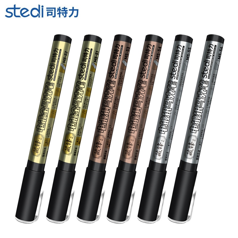 Stedi Electroplating Color Series Water-Based Hard Tip Marker Military ...