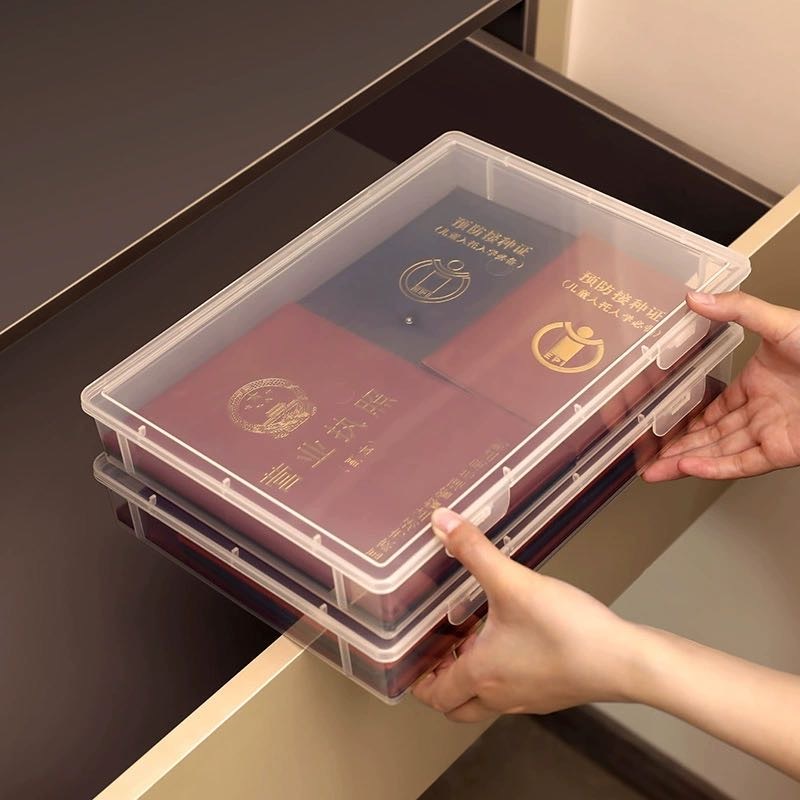 Document Organizer Household Certificate File A4 Organizing Box ...