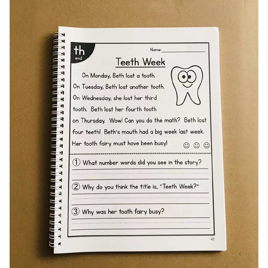 Children Reading Passages Book English Activity Book Kids Student ...