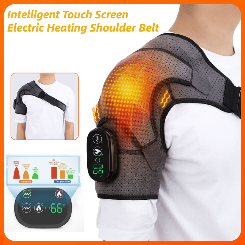 Hailicare Electric Heating Shoulder Brace Joint Massager Vibration ...