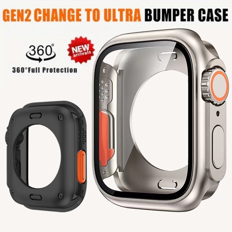 Screen Protector Cover for Apple Watch 45mm 44mm 40mm 41mm Hard PC ...