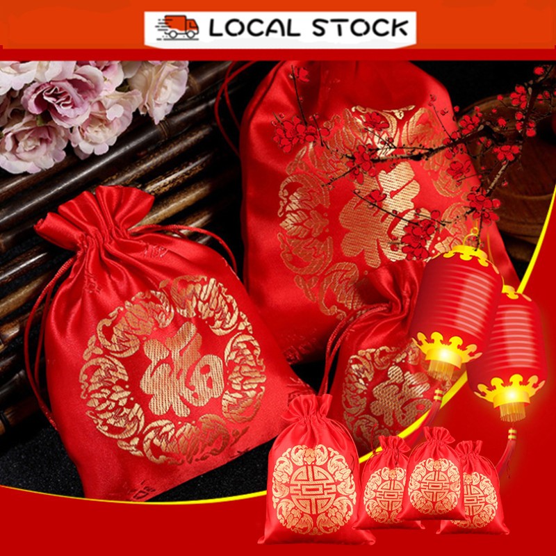Cny Orange Bag Mandarin Orange Bag Chinese New Year Decorations 2024 ...