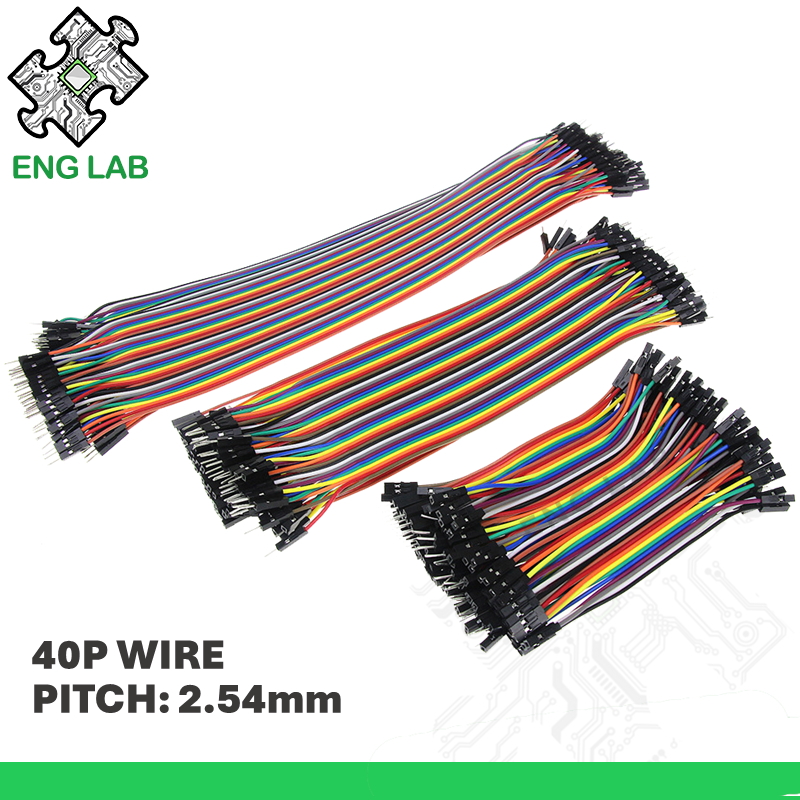 ENGLAB 10cm/20cm/30cm 40Pins Jumper Wire DuPont Wire (Male-Female M-M F ...