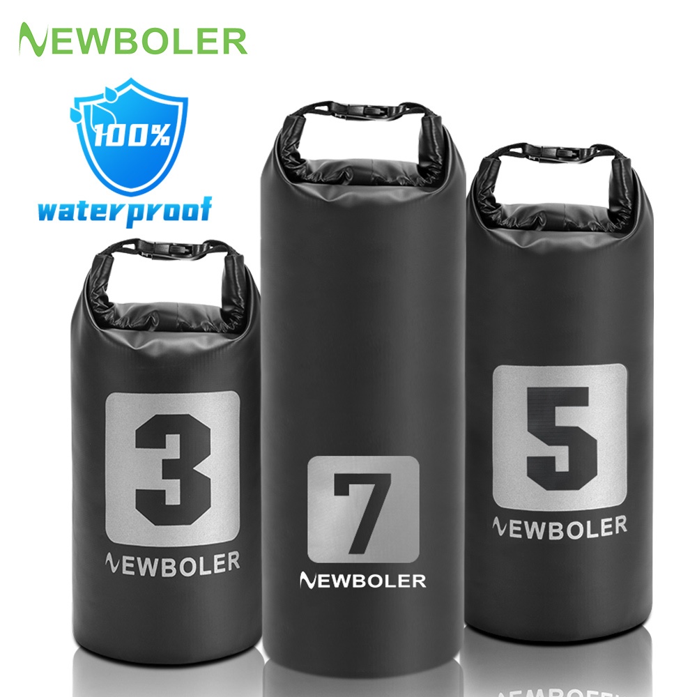 NEWBOLER 3L/10L/15L/20L Portable Dry Bag Outdoor Ocean Pack Waterproof ...
