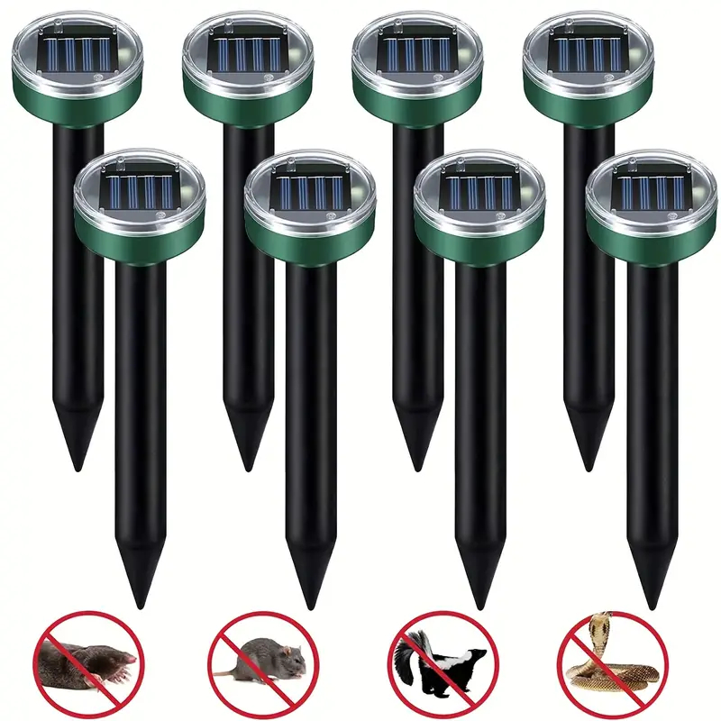 Solar Ultrasonic Rat repellent/Mole/bats/Snake/Repellent Ultrasonic ...