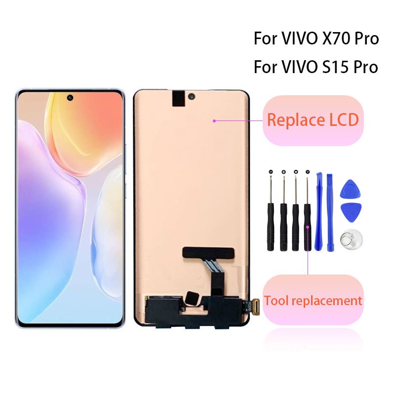 Original New OLED For Vivo X70 Pro X70 Pro+ V2145A LCD S15 Pro LCD ...
