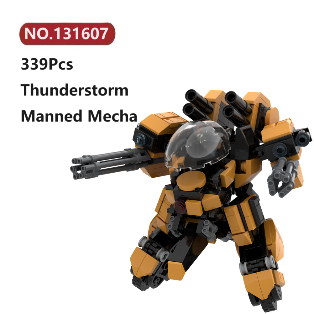 [MOC]Thunderstorm Manned Mecha Building Blocks 339 Pcs Mecha Bricks Toy ...