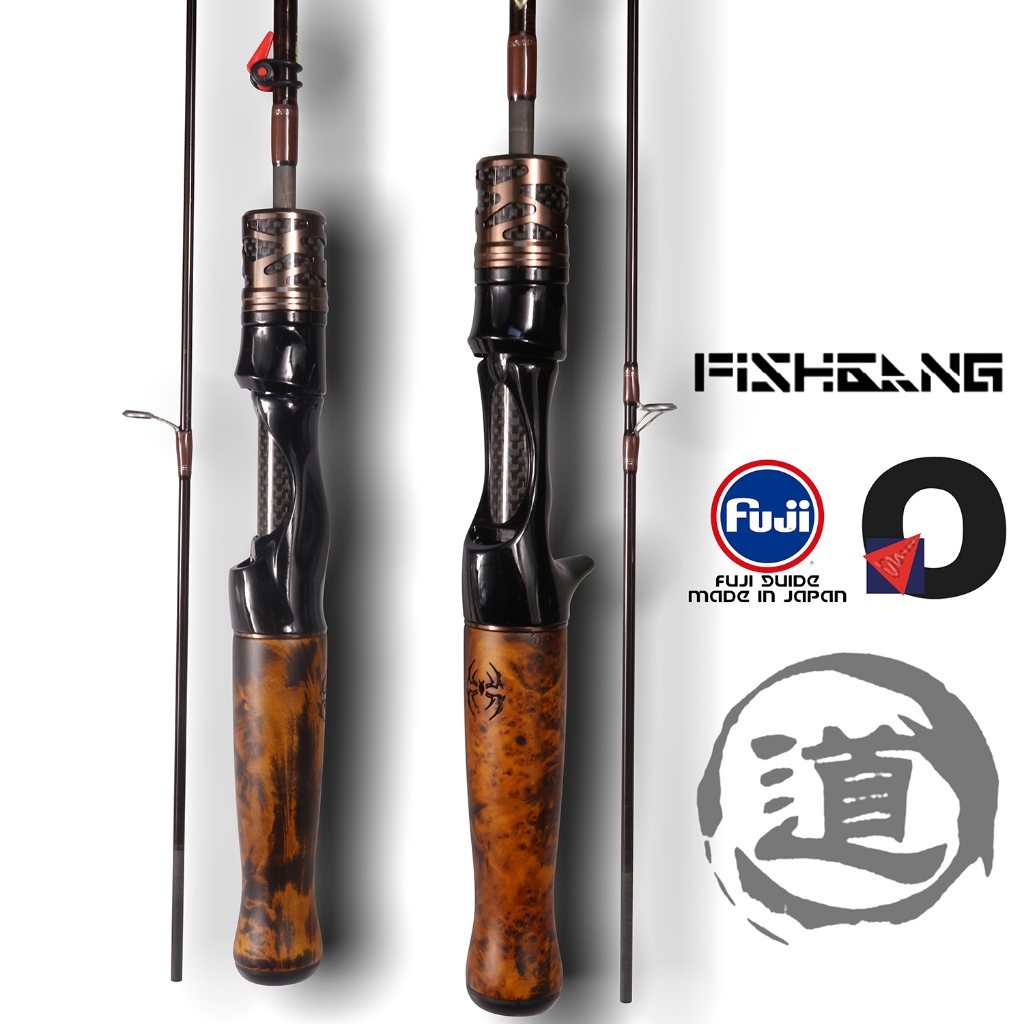 【TRAINFIS】FUJI 1.38M/1.5M/168M/1.8M Solid Carbon Ultalight Fishing Rod ...