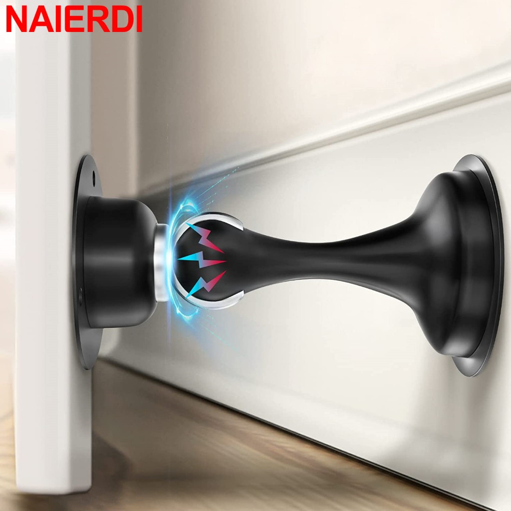 NAIERDI 304 Stainless Steel Door Stopper,Magnetic Door Stop,Door Catch ...