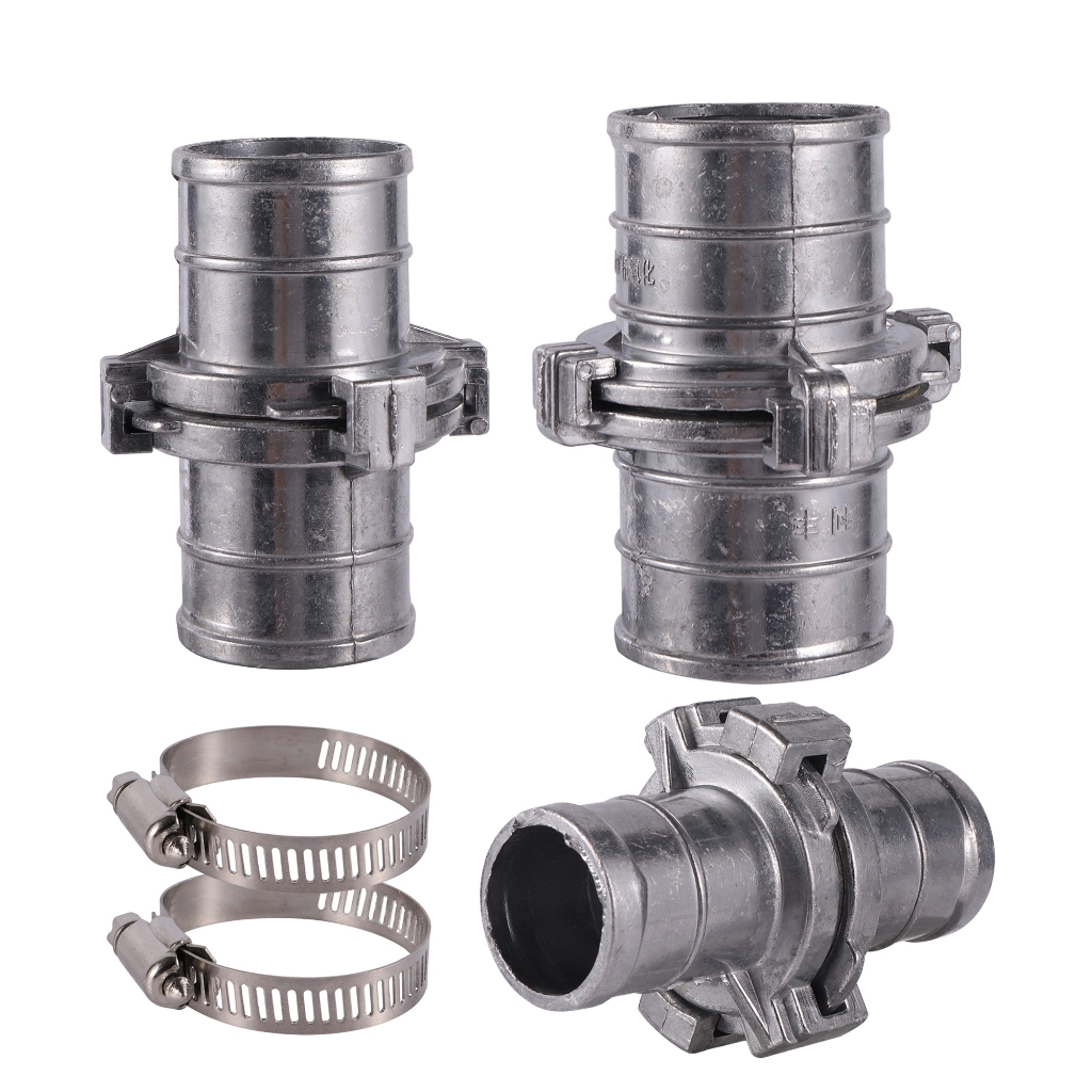 Quick Coupling For Water Pipe Aluminum Hose Quick Connector With Clamp ...