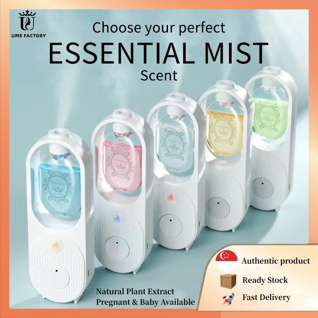 Rechargeable USB Aroma Diffuser Air freshener Essential oil Portable ...