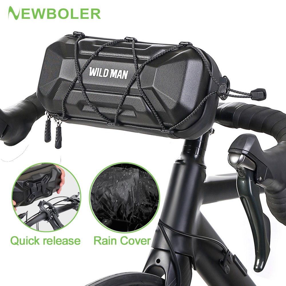Newboler Quick Release Bicycle Handlebar Bag EVA Hardshell Mountain ...