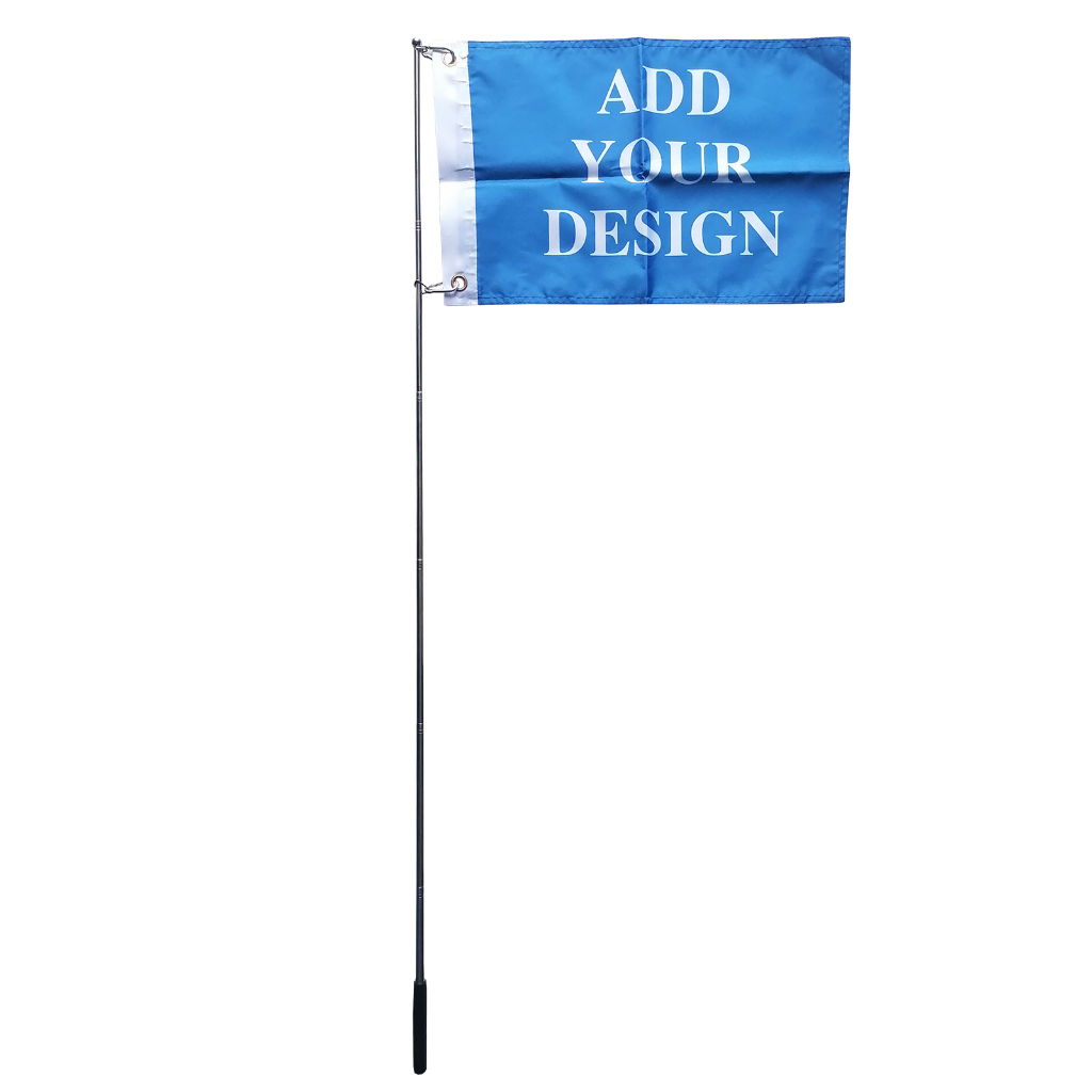 Custom Flag Personalized Flags with Handheld Flagpole Telescopic ...
