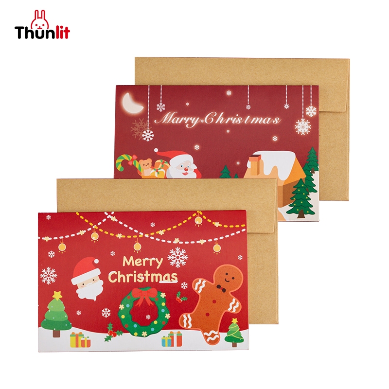 Thunlit Christmas Card with Envelop Greeting Card Personalized for ...