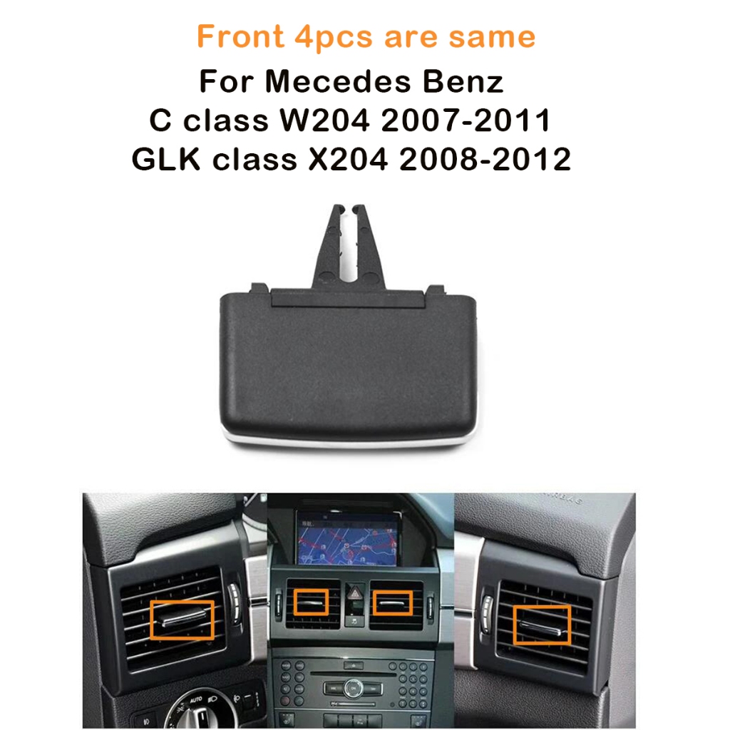 Car Front Air Conditioner Vent Repair Kit A/C Air Vent Outlet Tab Clip ...