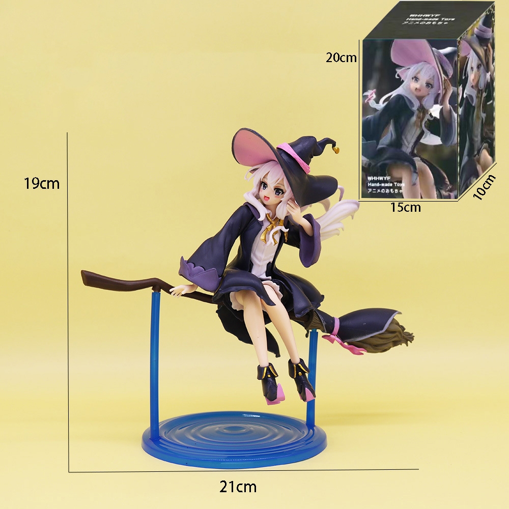19cm Elaina Anime Figure Wandering Witch: The Journey of Elaina Action ...