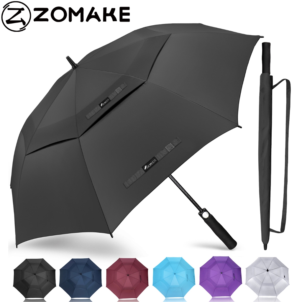 ZOMAKE Golf Umbrella Extra Large Automatic Oversize Double Canopy ...