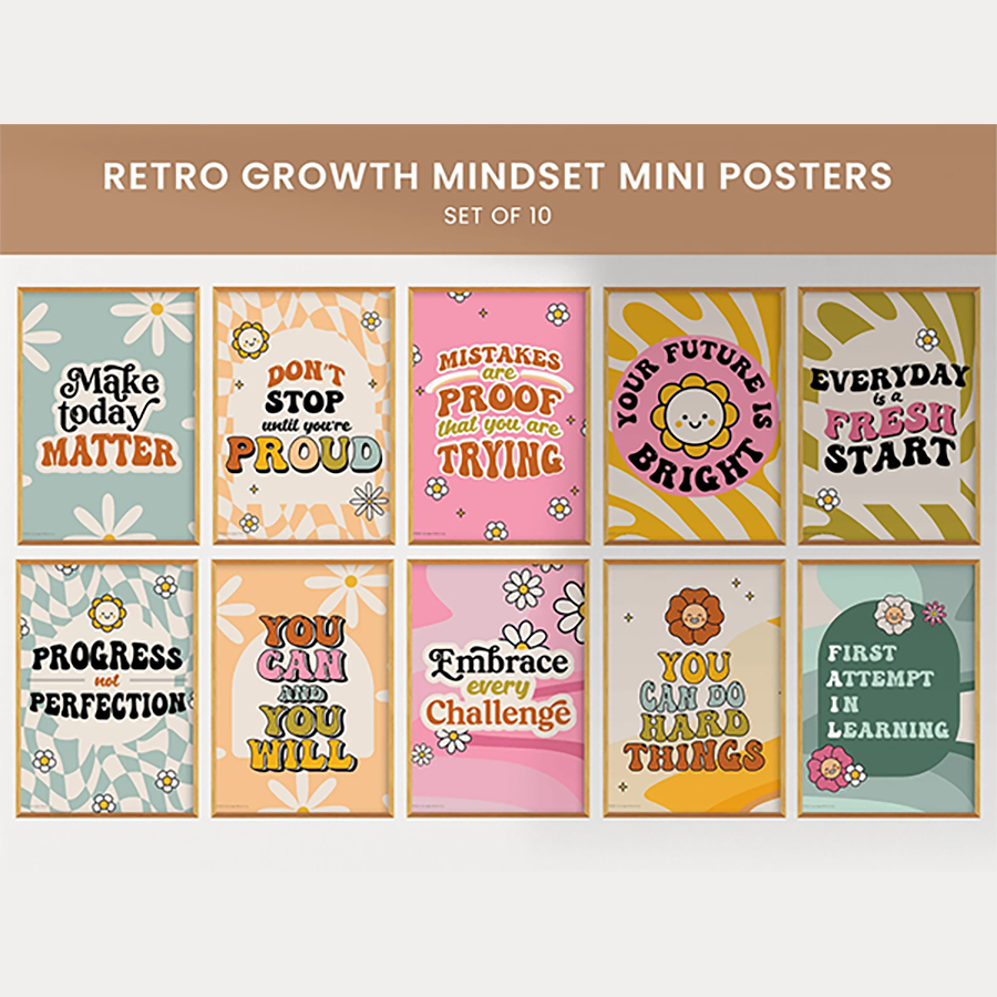 Motivational Posters for Classroom 10 Pack Inspirational Quotes Poster ...