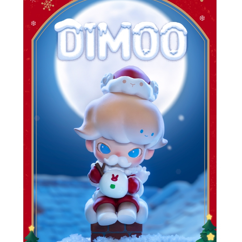 DIMOO Letters from Snowman Series Action Figure Christmas Gift Cute Toy ...