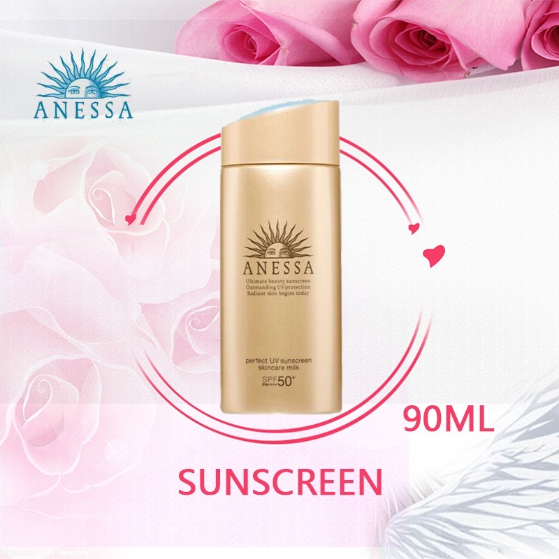 ANESSA Sunscreen Perfect UV Skincare Milk Sunscreen SPF50+ /PA ...