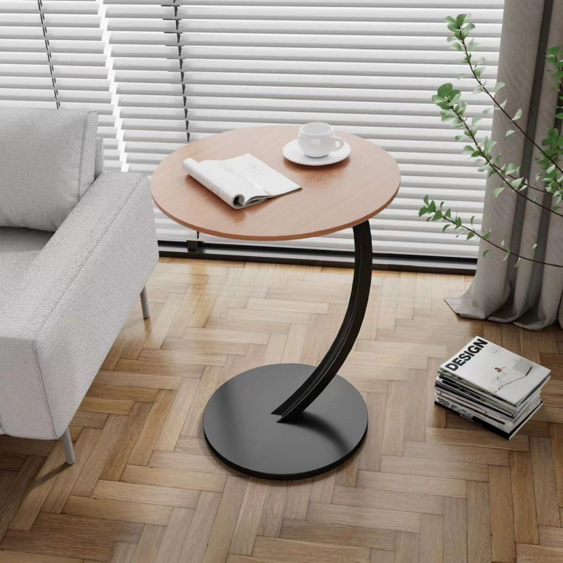 Sofa Side Table Living Room Small Round Table Movable Coffee Table ...