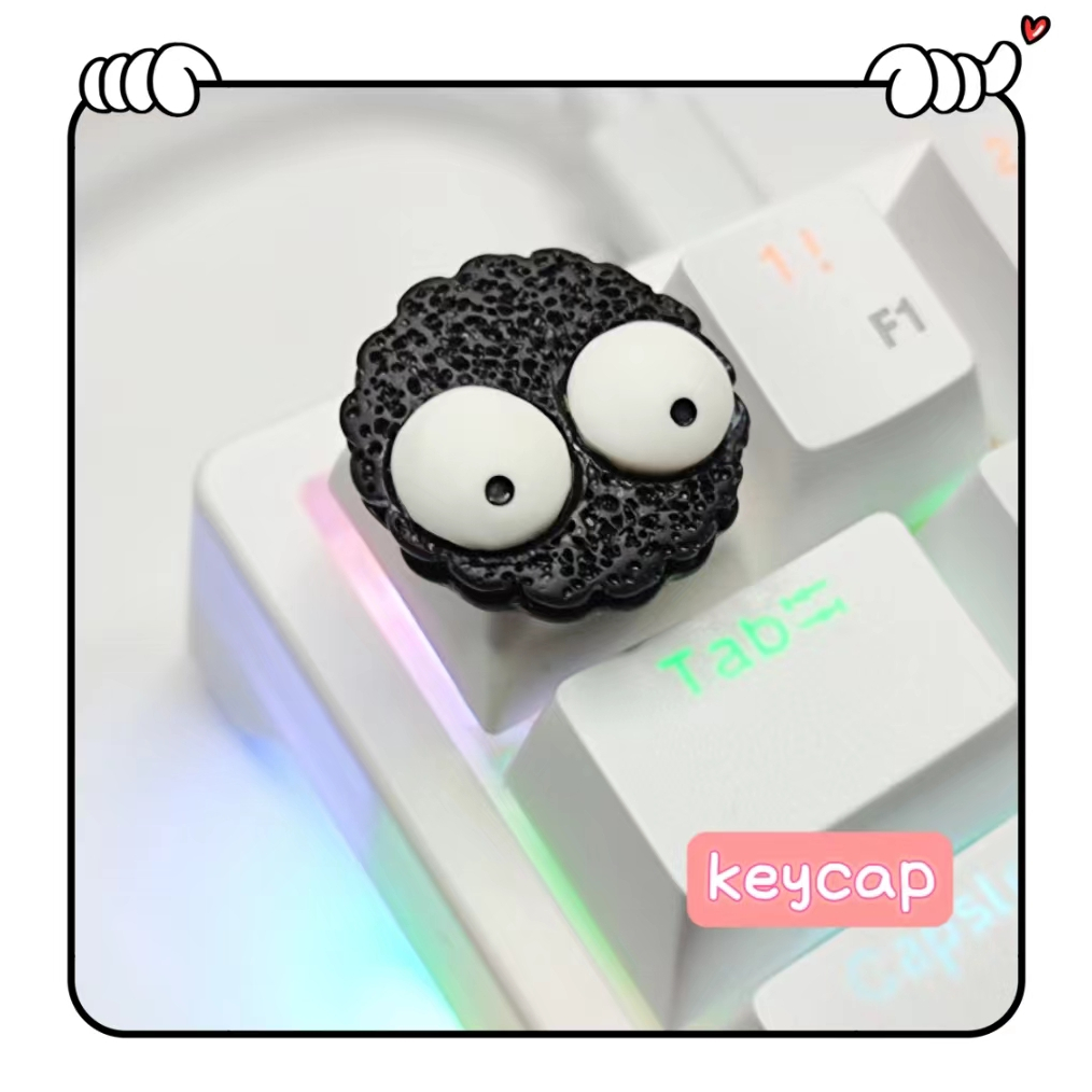 Handmade Keycap Biscuit Cute Mechanical Keyboard Keycap | Shopee Singapore