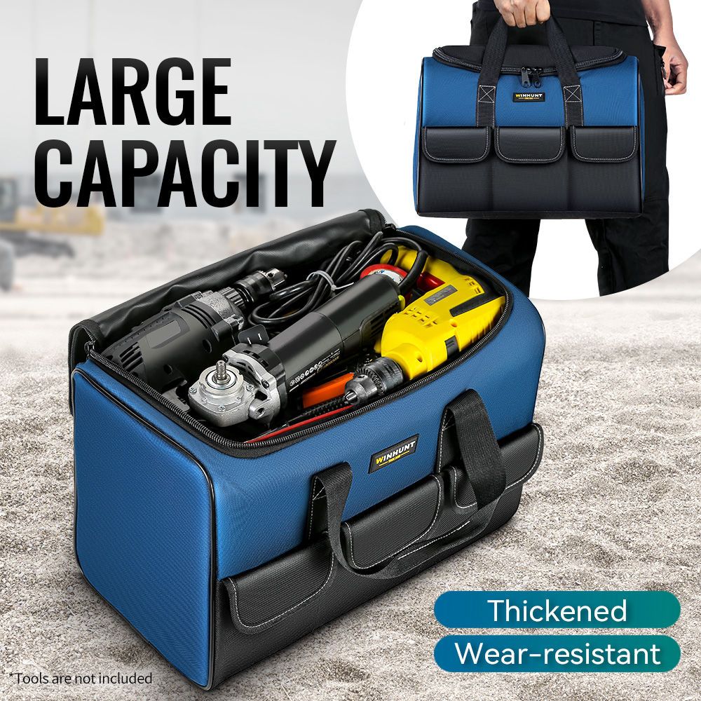 Winhunt Square Tool Bag Waterproof Multi Pockets Tool Organizer Tool ...