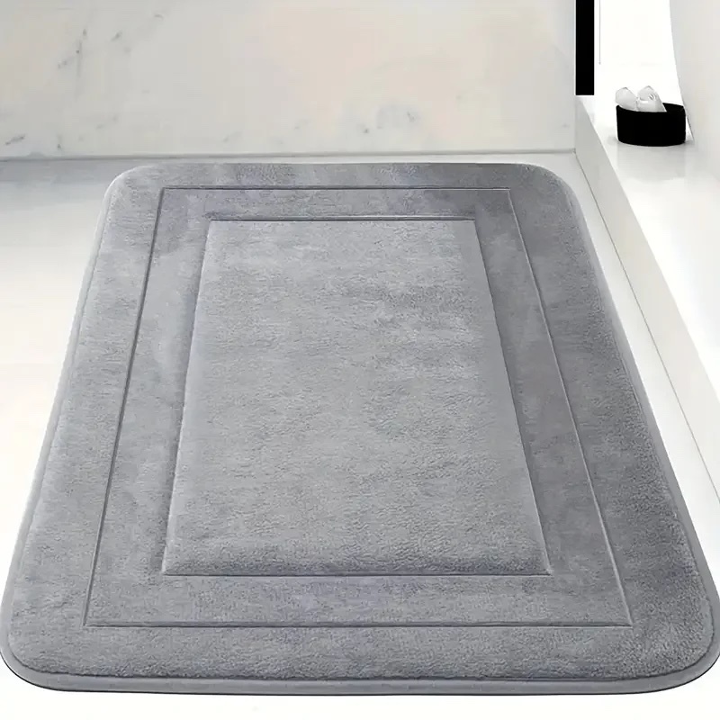 Super thick bathroom carpet absorbent soft mat durable mat home ...