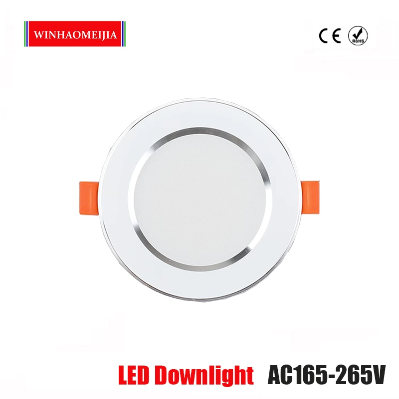 LED downlight 5W 10W 15W 20W AC220V recessed ceiling light 3/4/6/8 inch ...