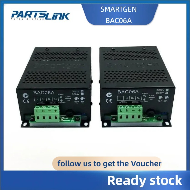 Smartgen BAC06A 12V 24V Generator Genset Intelligent Battery Charger BAC06A 12V 6A Or 24V 3A ...
