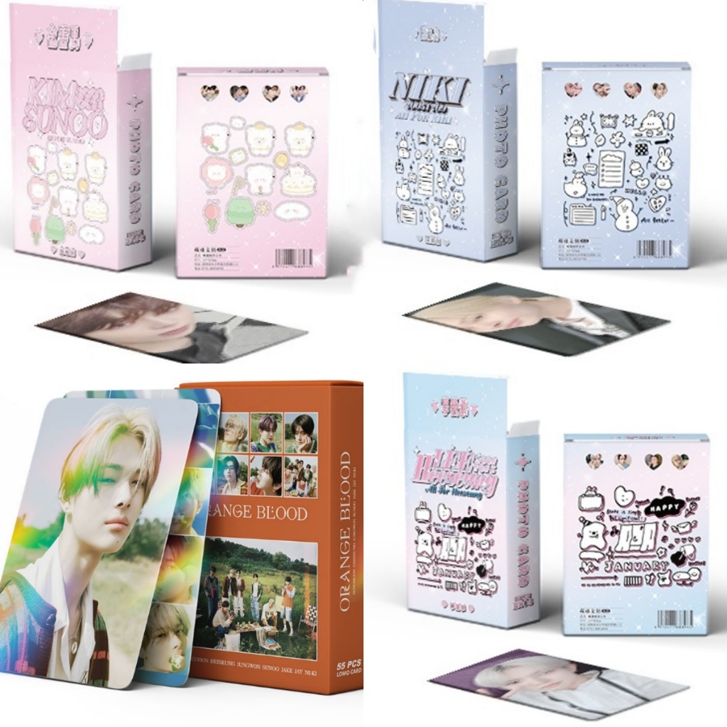 50-55pcs/box EN Photocards New Album SINGLE -YOU- Laser Lomo Cards EN ...