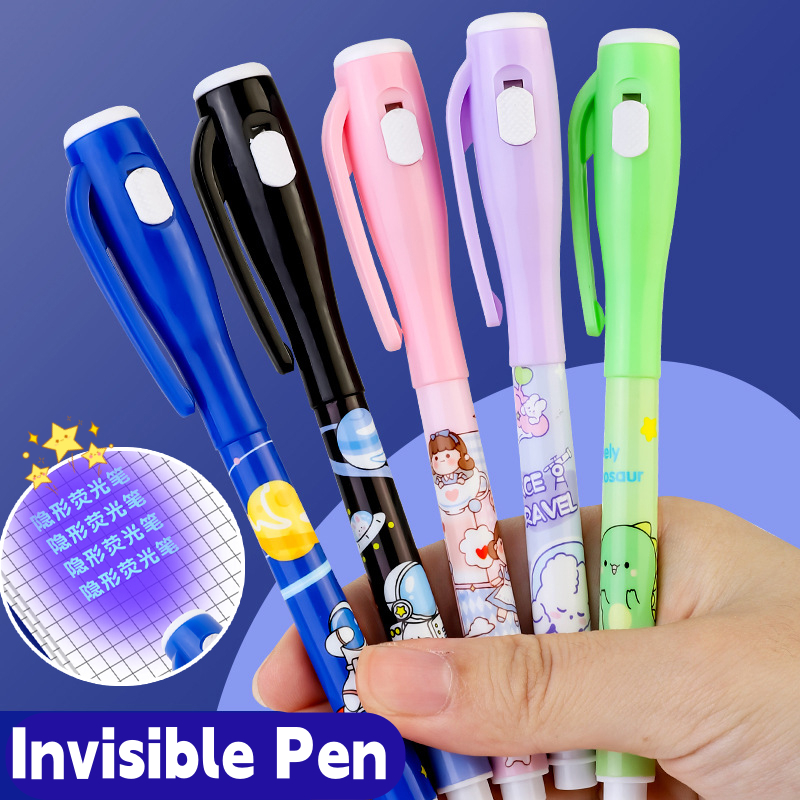 Creative Invisible Pen Luminous Ultraviolet Marker Highlighter Magic ...