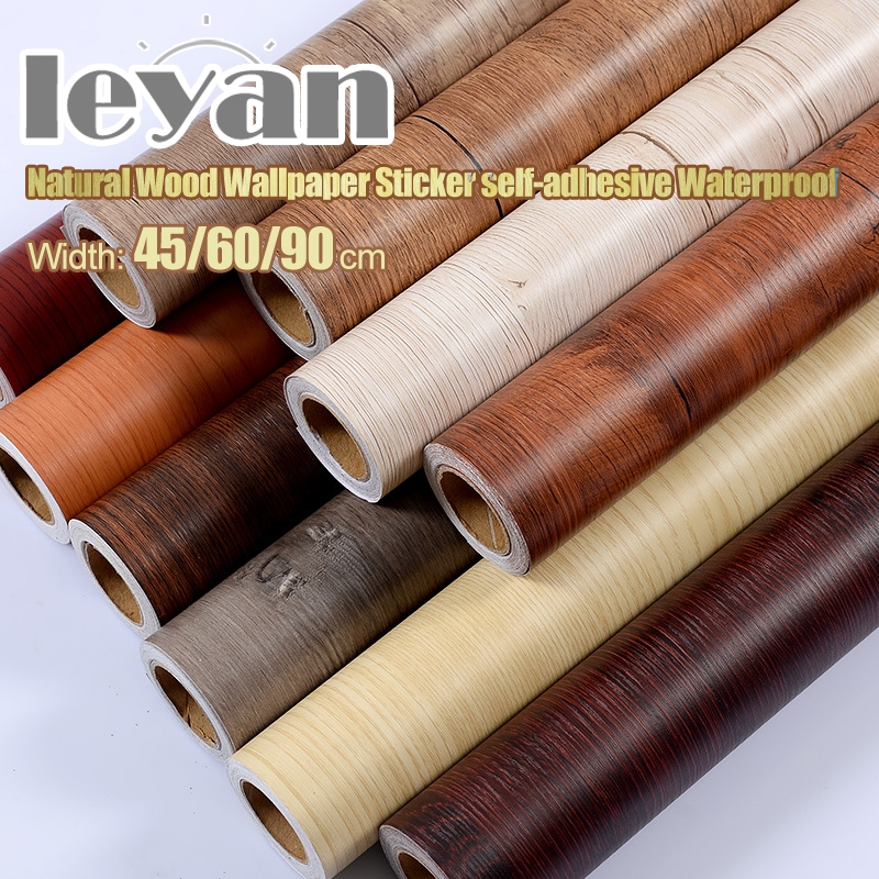 width45/60/90cm Wood Contact Paper Decorative Wood Film Faux Wood Grain ...