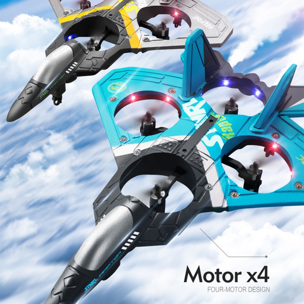 2023 New Upgrade V17 Jet Fighter Stunt RC Airplane, USB Rechargeable RC ...