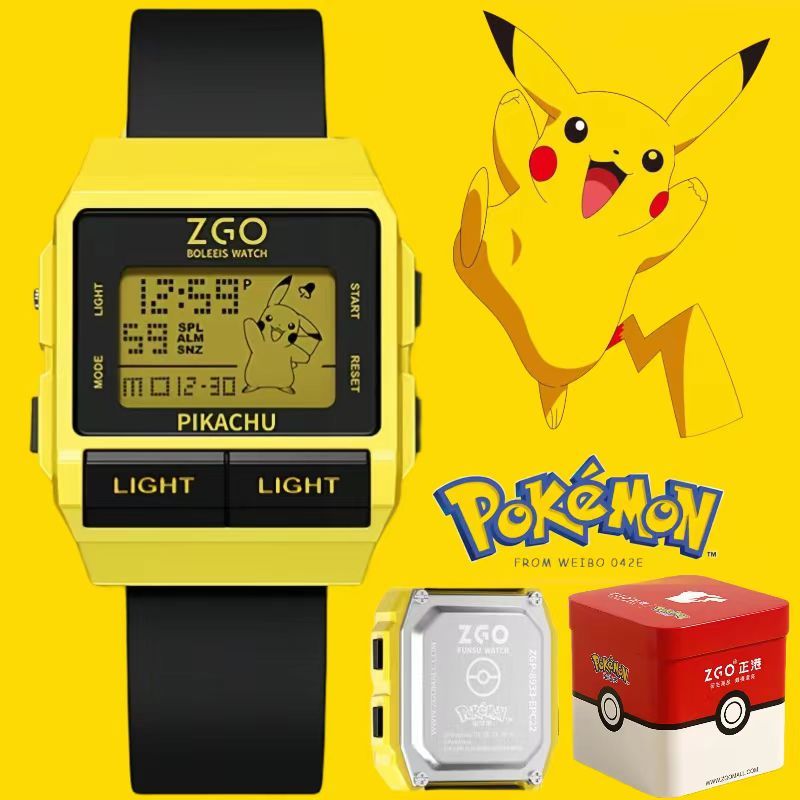 Pokemon Pikachu Kids Smart Digital Wrist Sports Watch for Men Ladies ...